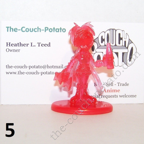 Final Fantasy X Rikku Chibi Crystal figure toy Coca-Cola