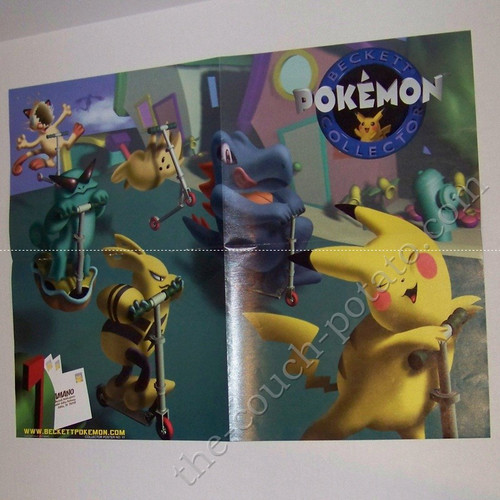 Pokemon Scooter Poster Beckett