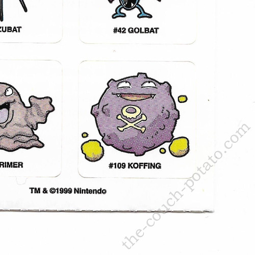 Pokemon sticker Koffing