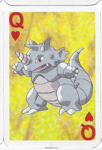 Pokemon Mini Playing Card Rhydon