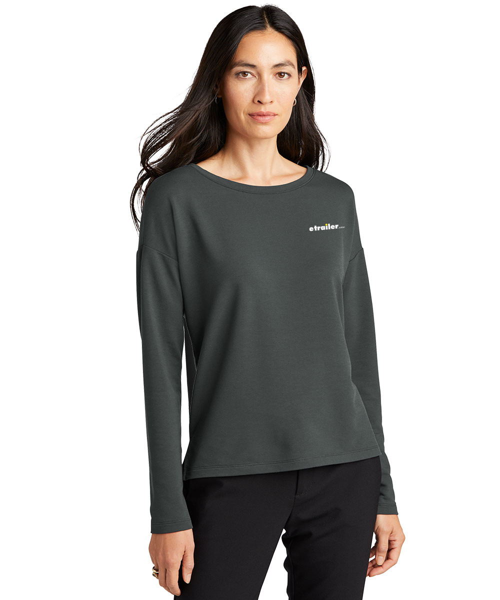 Women's Stretch Drop Shoulder Pullover