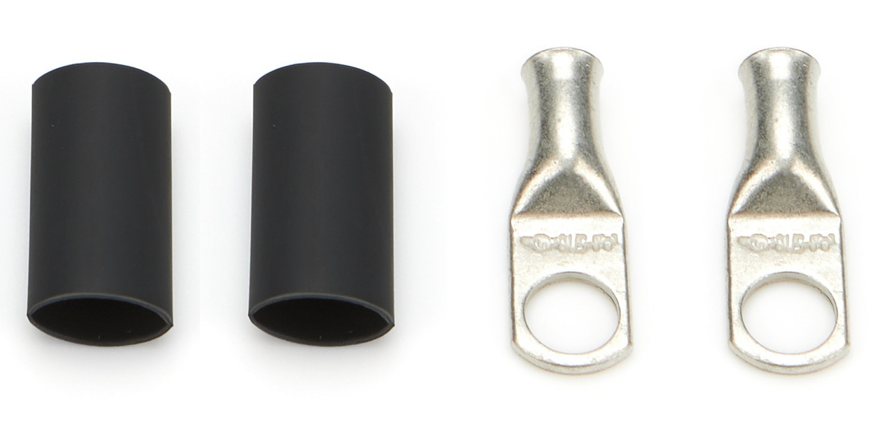 Ring Terminals - 1/2" Eyelet, 6 Gauge Barrel with Heat Shrink, 20-Pack ...
