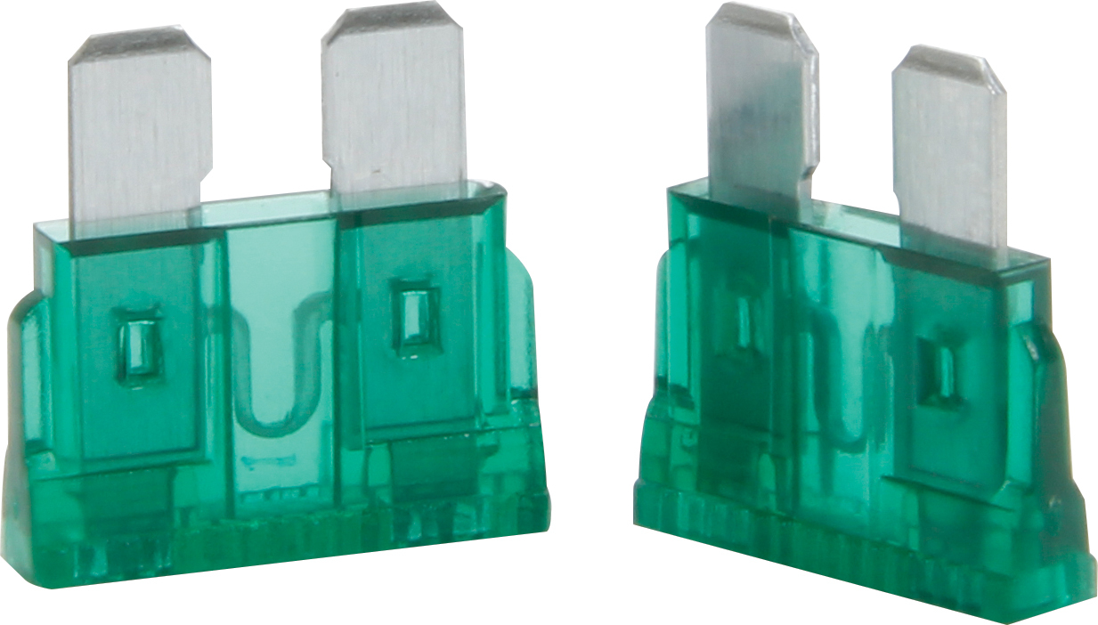 50-930 30 Amp ATC Fuse Green 5pk | Quickcar Racing