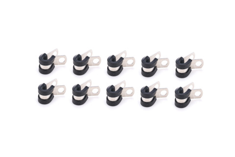 Adel Line clamps Aluminum 1/4" 10 each 66-830 | QuickCar Racing