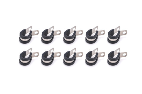 Adel Line clamps Aluminum 1/2" 10 each 66-834 | QuickCar Racing
