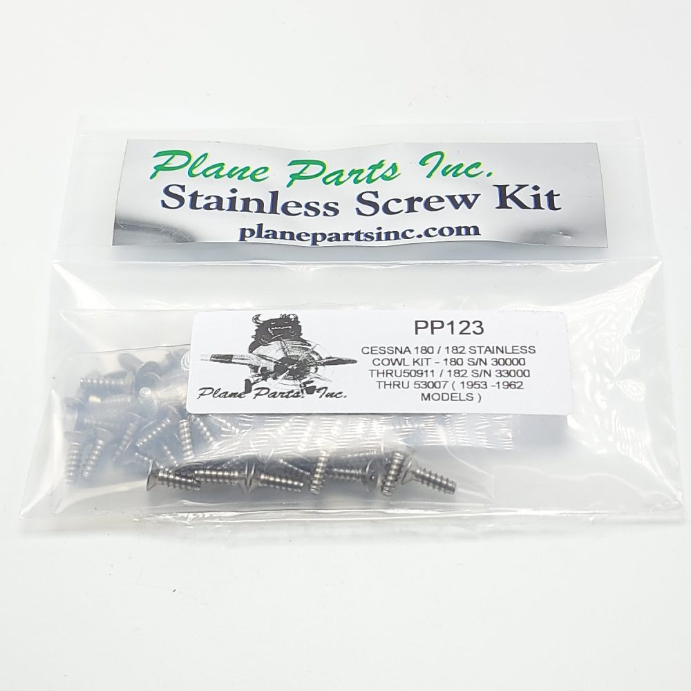 PP123-Cessna 180 / 182 stainless cowl kit