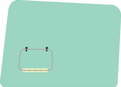 Pilot Window Assembly - 1163