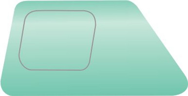 LEFT Forward Window Assembly - 2454