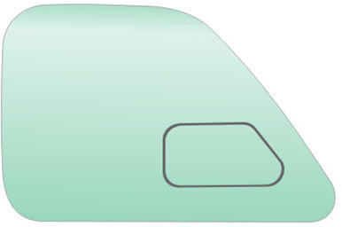 Door Window W/Vent - Milled Edge - 2533