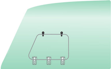 Pilot Window Assy - W/OS Vent - 2586