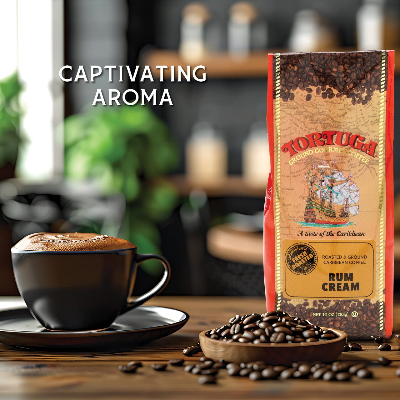 Tortuga Rum Cream Coffee (6 Bags)