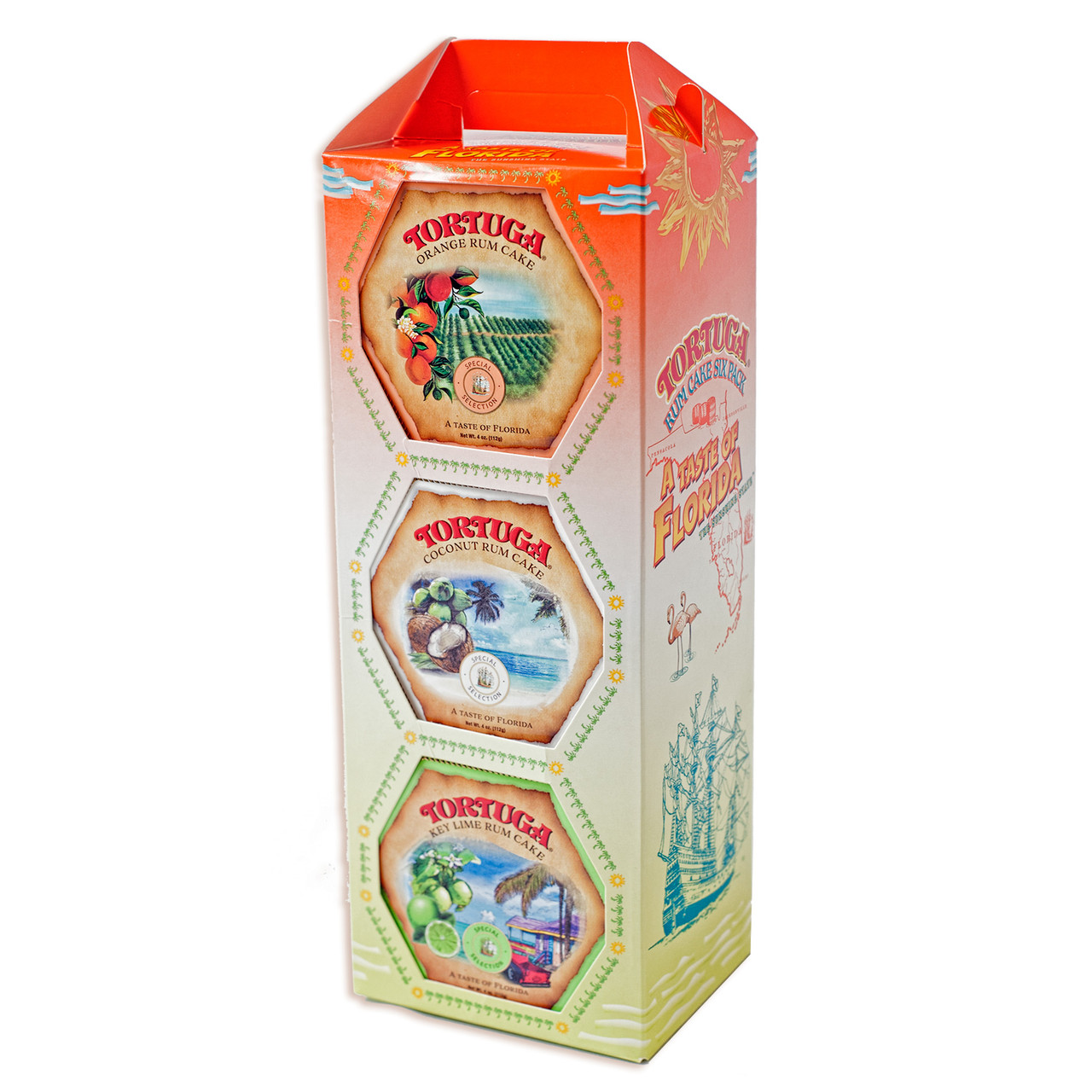 Tortuga Taste of Florida 4oz Variety Six-Pack (1 Pack)