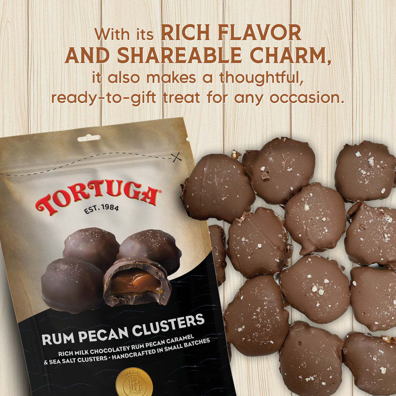 Tortuga Rum Pecan Clusters
