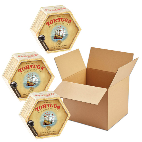 Six Pack Of Tortuga 4oz Chocolate Rum Cake