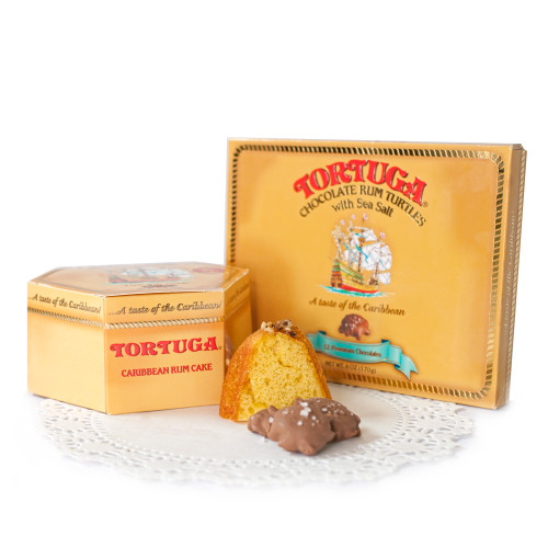 16oz Chocolate Rum Cake | Tortuga Chocolate Rum Cake