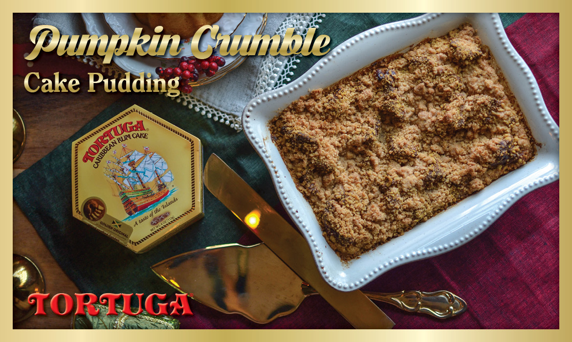 Tortuga Pumpkin Crumble Cake - Tortuga Spirit Cakes