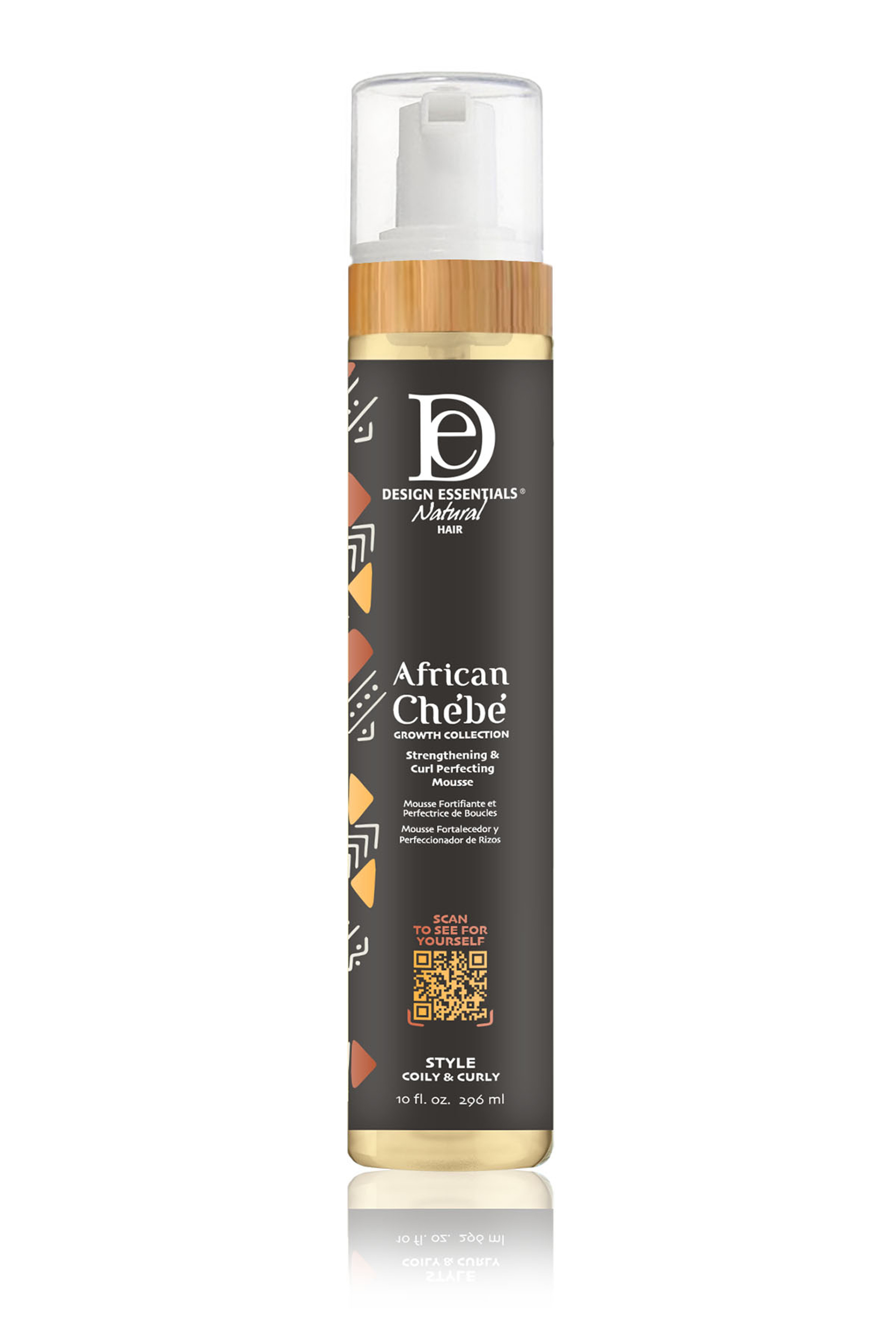 Chebe Strengthening & Curl Perfecting Mousse | Design Essentials Chebe Strengthening & Curl Perfecting Mousse | Design Essentials