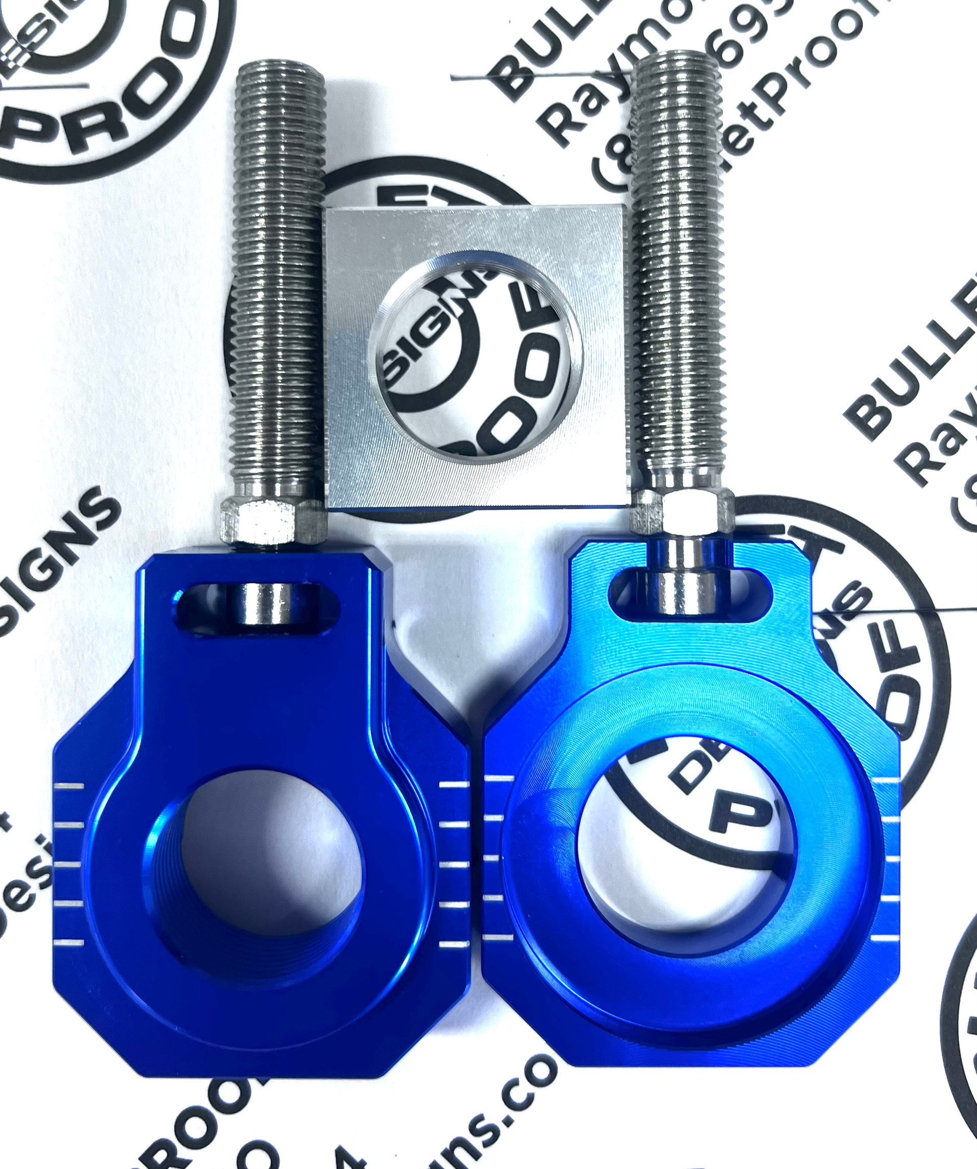 KTM/HUSQVARNA AXLE BLOCK SET 22MM AXLE