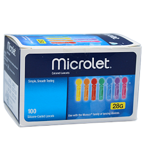 Microlet Colored Lancets | Cheap Diabetic Supplies