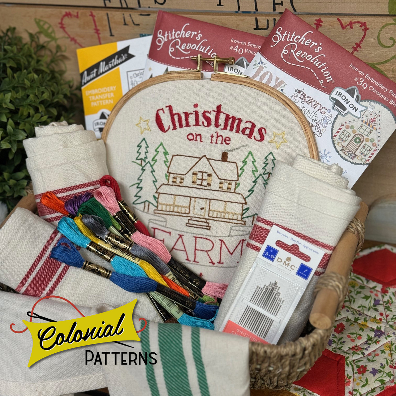 Aunt Martha's Embroidery Patterns - Holiday, Religious, Vintage - WHITE ...