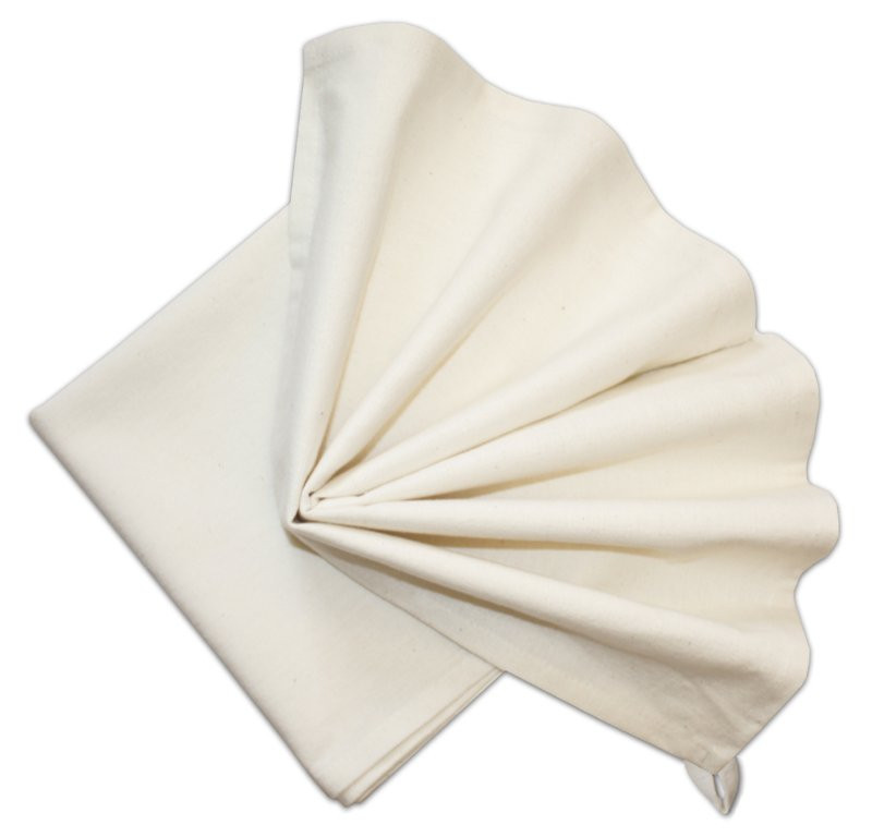 Bright White Dinner Napkins Premium High Quality 100% Cotton