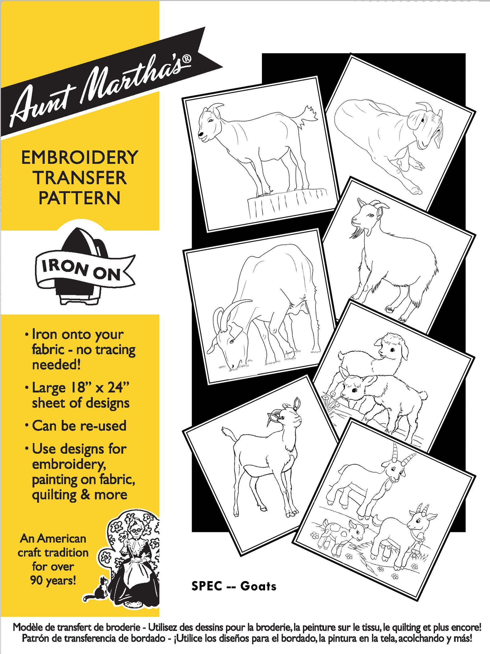 Aunt Martha's® Hand Embroidery Iron-on Transfer Pattern - "Always ...