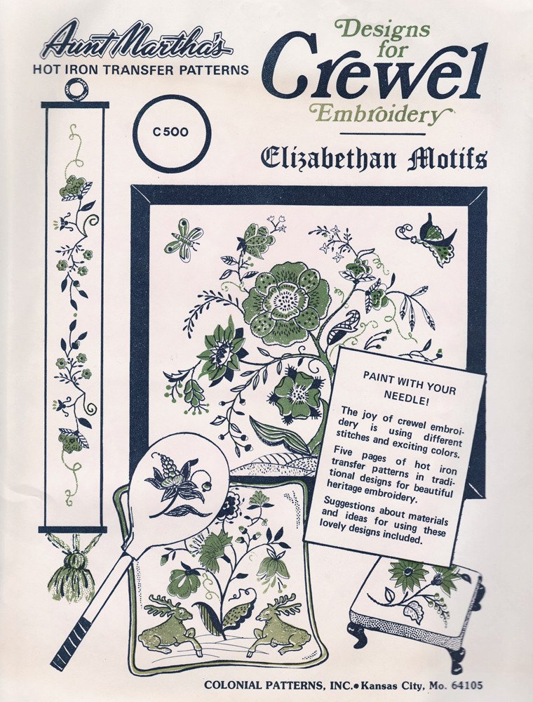 Aunt Martha's #4018 Woodland Embroidery - Colonial Patterns, Inc.