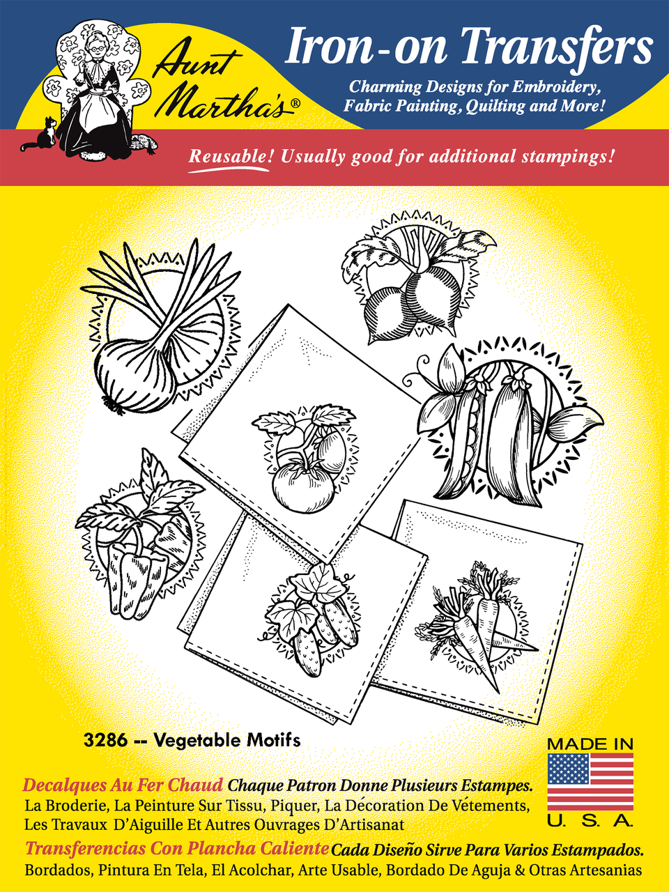 Aunt Martha's #9194 Vegetables for the Kitchen - Colonial Patterns, Inc.