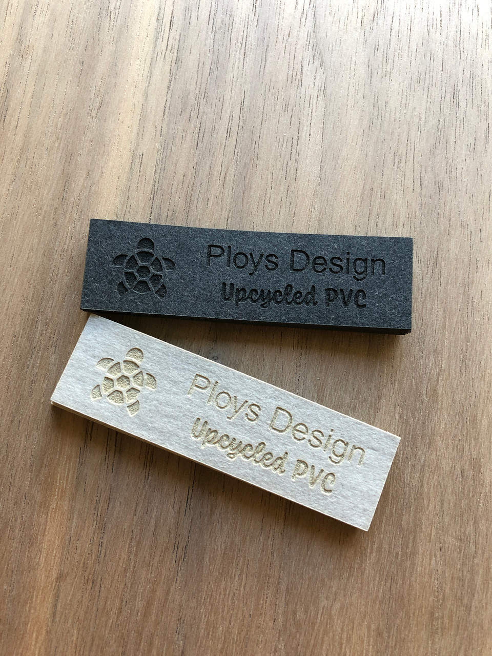 Custom Labels - Ploys Design (Washable Paper Fabric/Vegan Faux Leather)