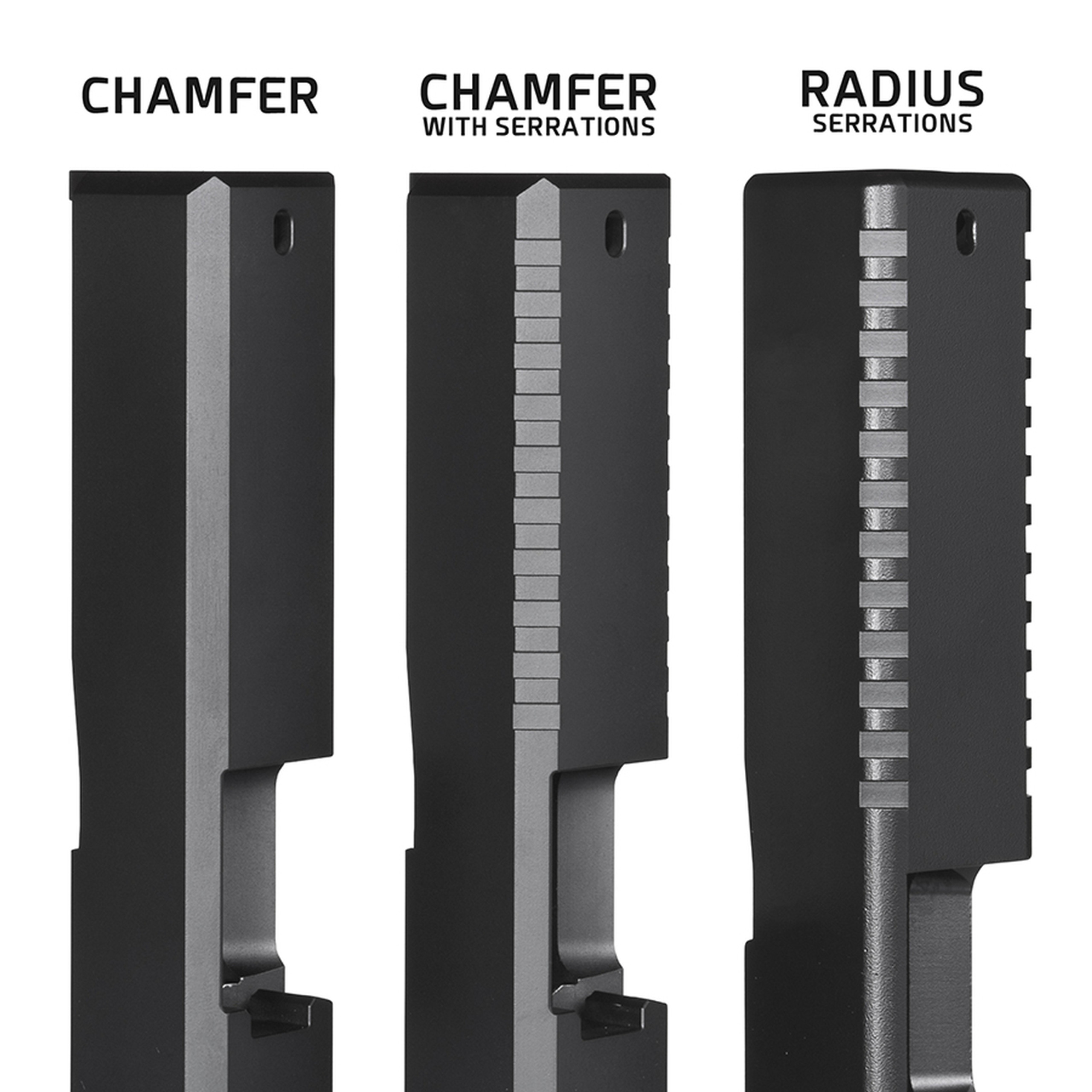Enhanced Front & Rear Serrations for Glock - JagerWerks