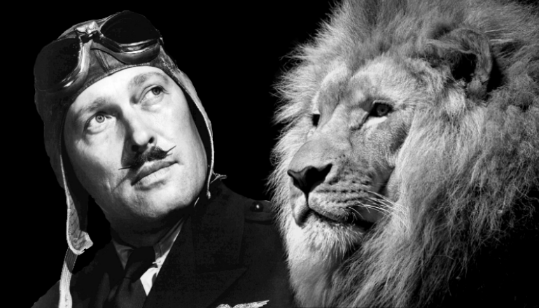 Roscoe Turner & Gilmore the Flyin' Lion - Aviation Oil Outlet