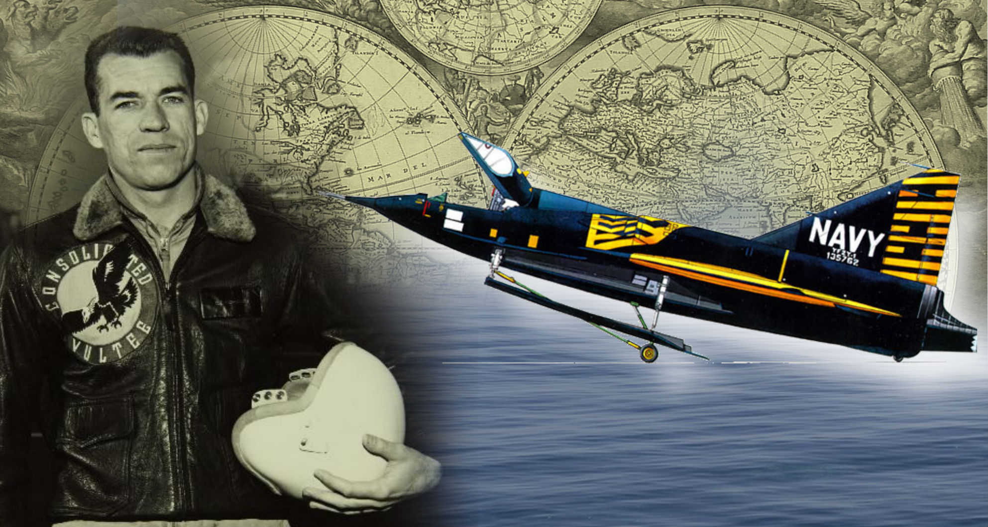 The lost, supersonic fighter jet that could take off and land on water ...