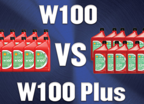 AeroShell Oil W100 vs W100 Plus - Aviation Oil Outlet