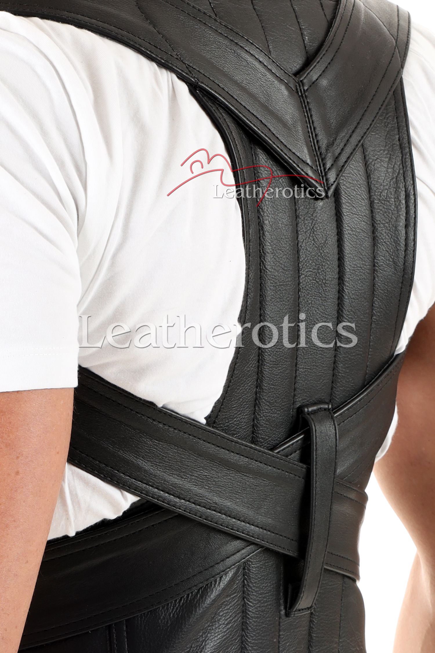 Buy Leather Posture Support Body Brace | Leatherotics US
