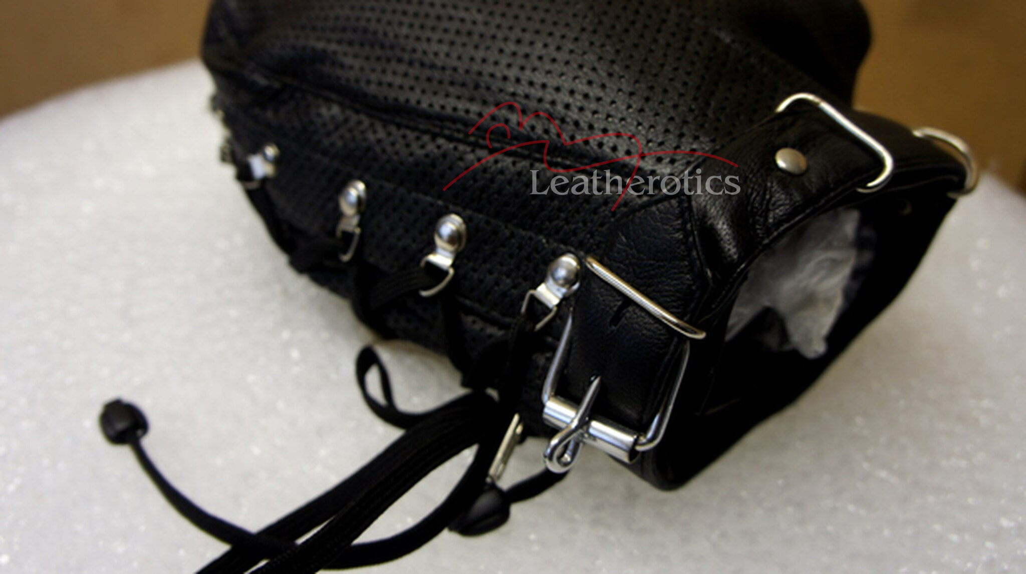 Buy Leather Gimp Mask Perforated | Leatherotics US
