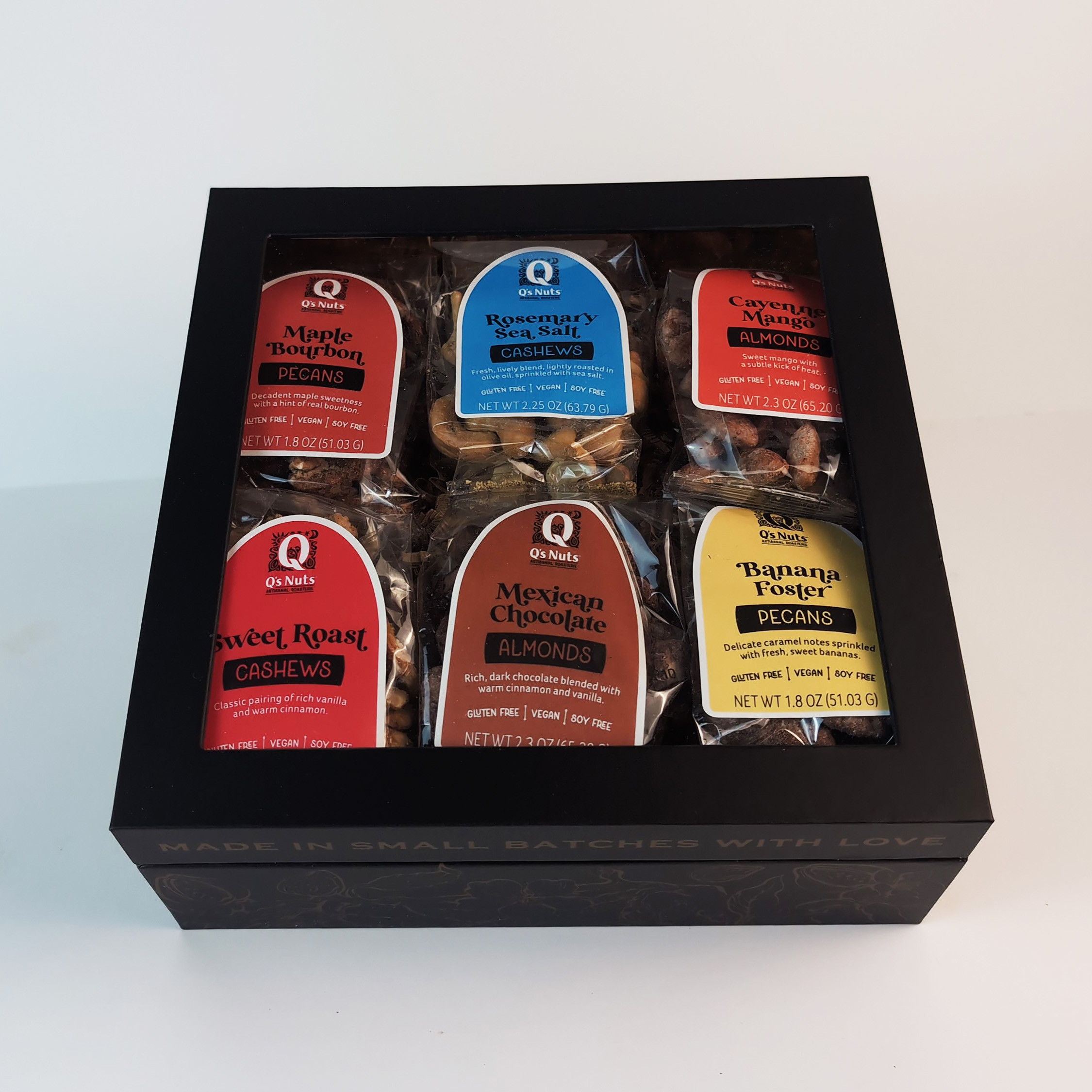 Q's Nuts | Gourmet Roasted Nuts & Gifts | Vegan & Gluten Free