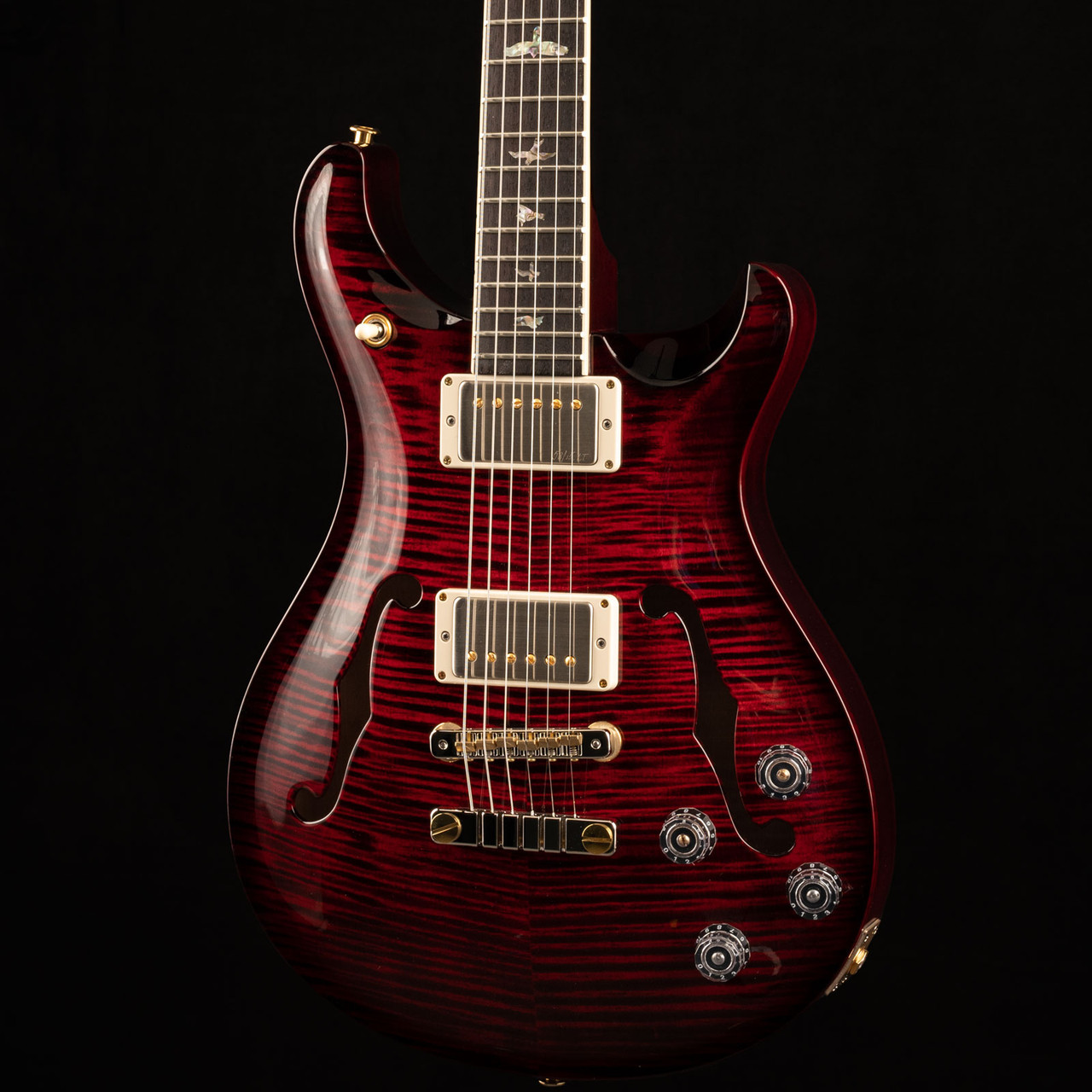 PRS McCarty 594 Hollowbody II 10-Top Fire Red Burst 410 at Moore Guitars