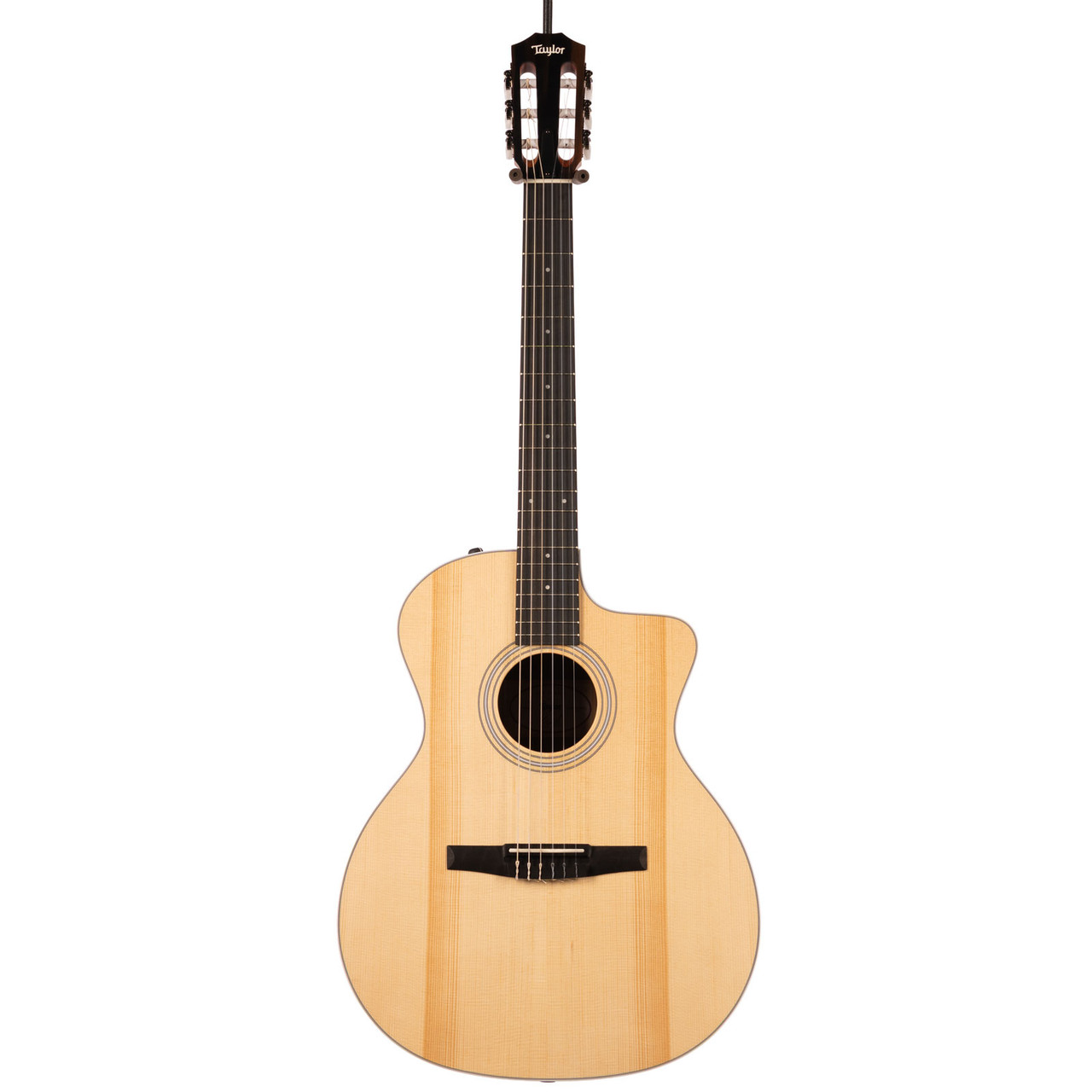 Taylor 214ce-N Nylon String Acoustic/Electric Guitar (121) at Moore Guitars