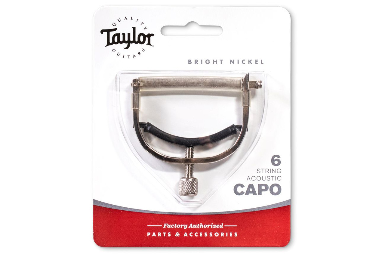 Taylor 6 String Capo USA Made Brite Nickel #80492 at Moore Guitars