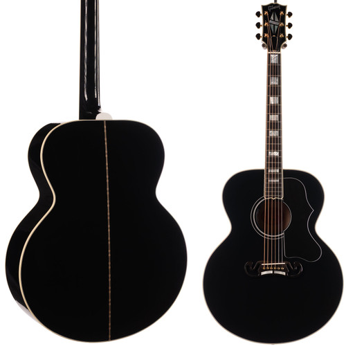 Gibson SJ-200 Custom Ebony (001) at Moore Guitars