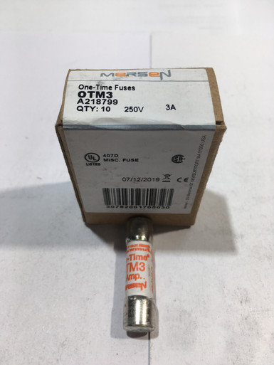 Mersen Ferraz OTM3 3A One Time Fuse JPSF546