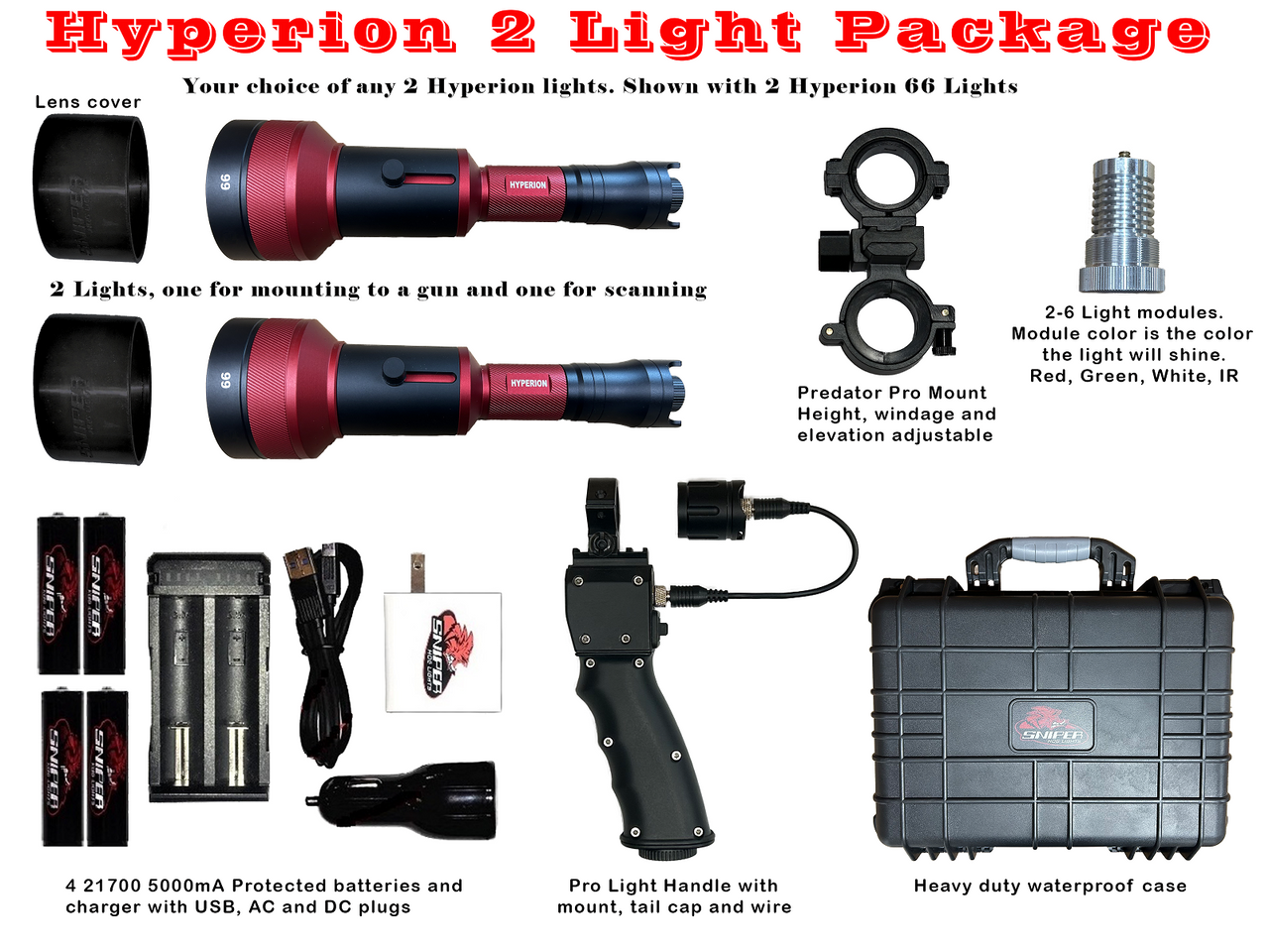 Hunting Lights - Brightest Long-Range Predator Hunting Lights | Sniper ...