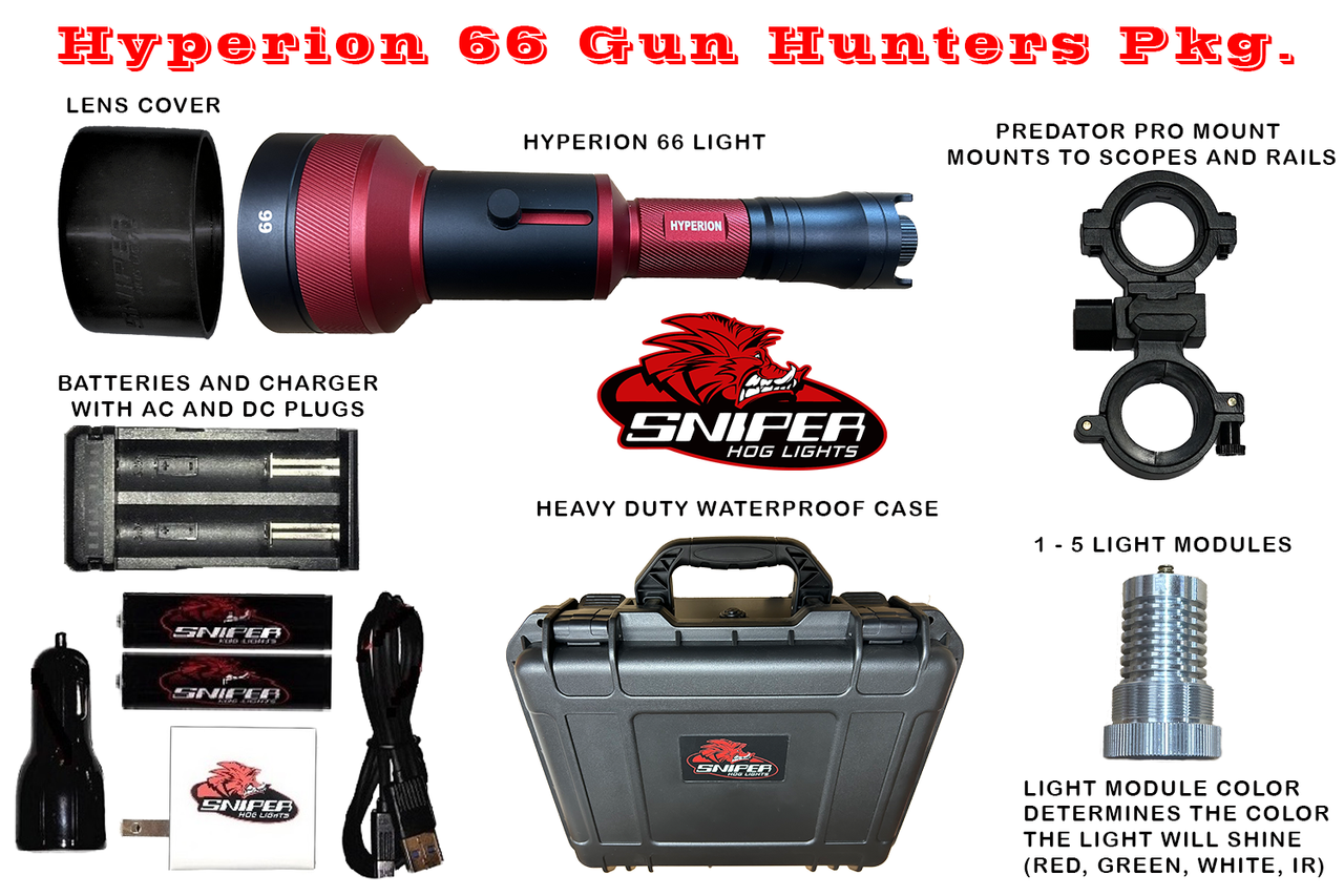 Hyperion 66 Gun Hunters Package with 1-5 colors