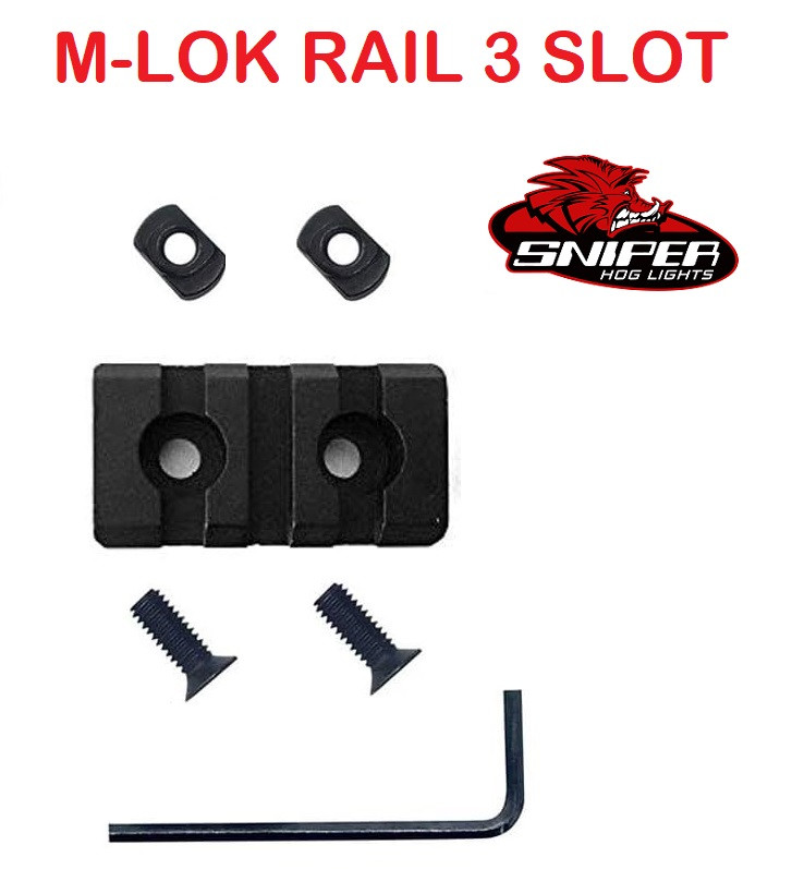 M-LOK Rail (Red/Black) for mounting accessories to