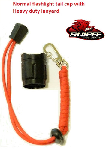Flashlight Tail Cap fits most of our hunting lights.