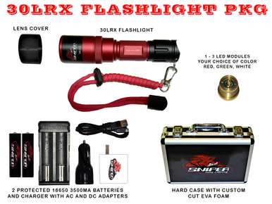 30LRX FlashLight Package with 1 - 5 colors