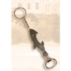 Brass Shark Bottle Opener Key Chain