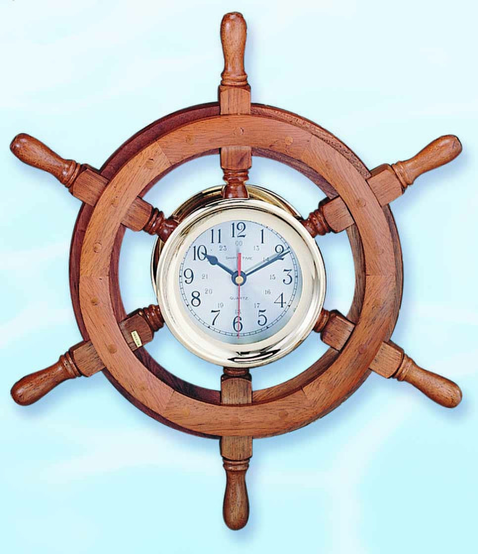Ship Wheel Clocks