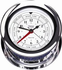 Chrome Plated Atlantis Time & Tide Clock