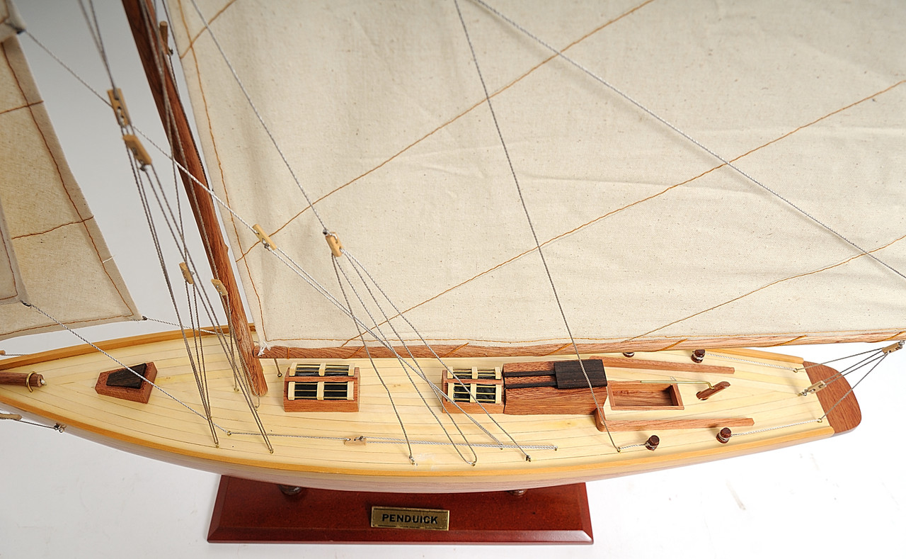 Pen Duick Model Ship - 31.5" - Optional Personalized Plaque